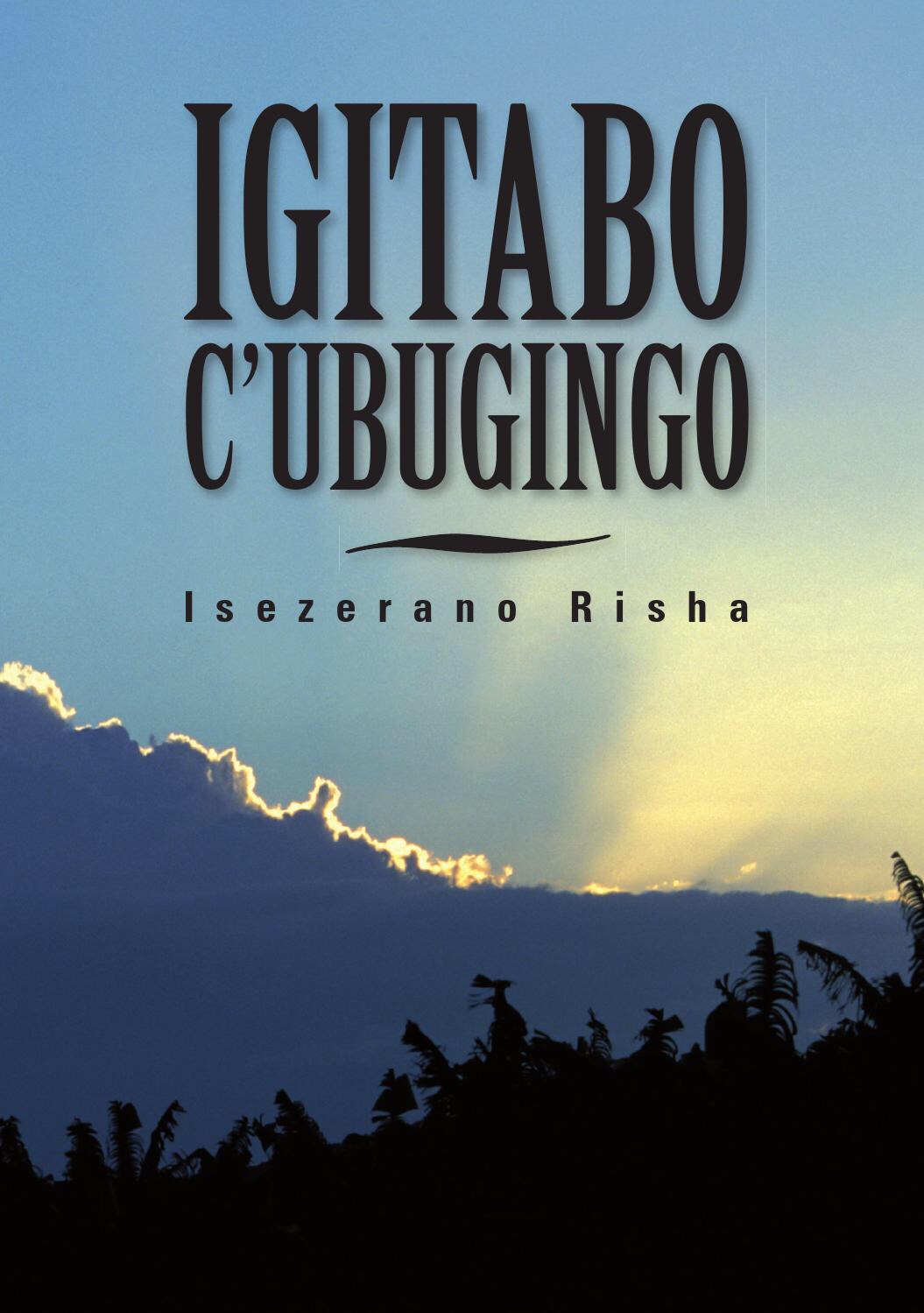 Igitabo c’Indirimbo z’Ikirundo (Cantiques) – Ihanga ry Imana